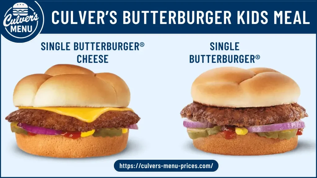 Culver’s Kids Menu with Prices 2025 (August)