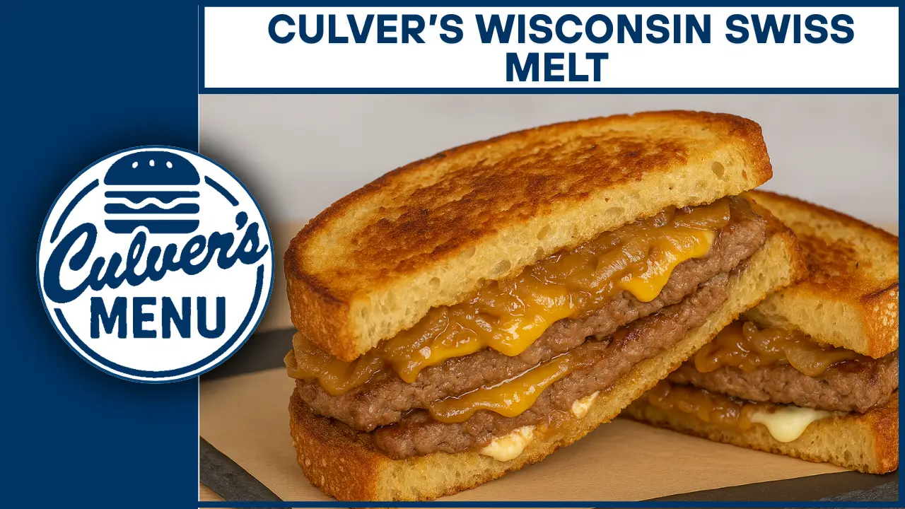 Culver’s Wisconsin Swiss Melt Price, Nutrition, Allergen